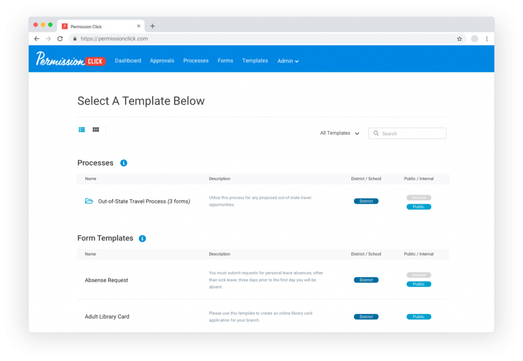 Permission Click – Forms | Approvals | Workflows